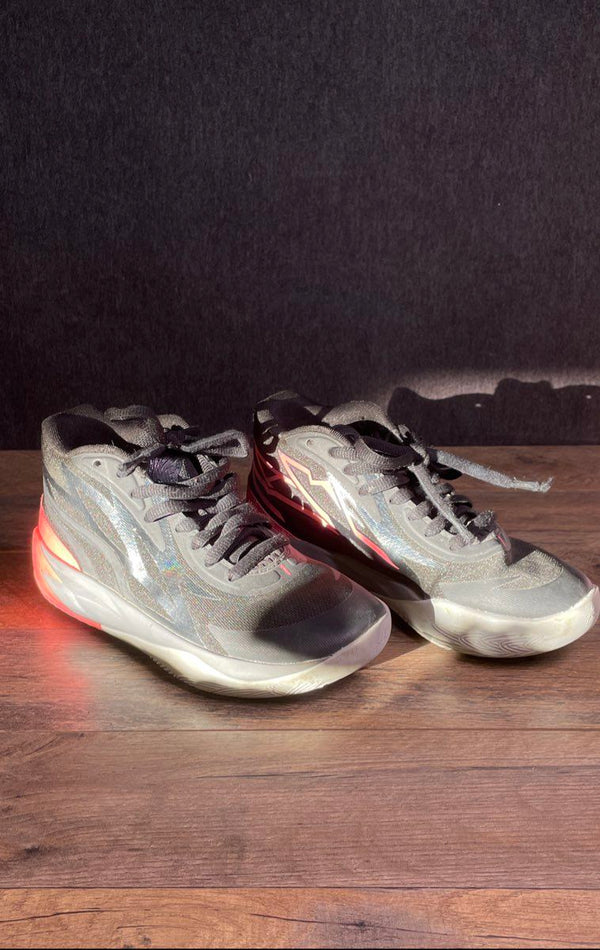 Puma LaMelo Ball MB.02 Flare Black Fiery Coral Basketball Shoes Size U ...