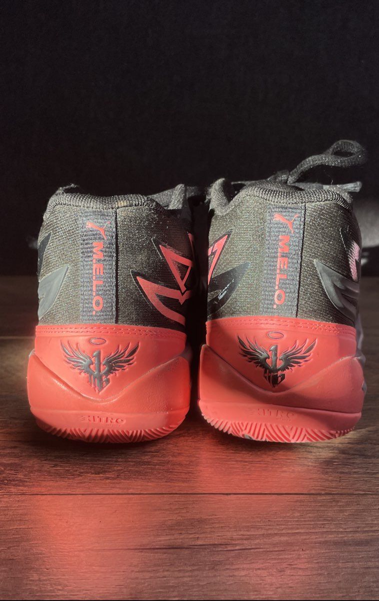Puma LaMelo Ball MB.02 Flare Black Fiery Coral Basketball Shoes Size U ...
