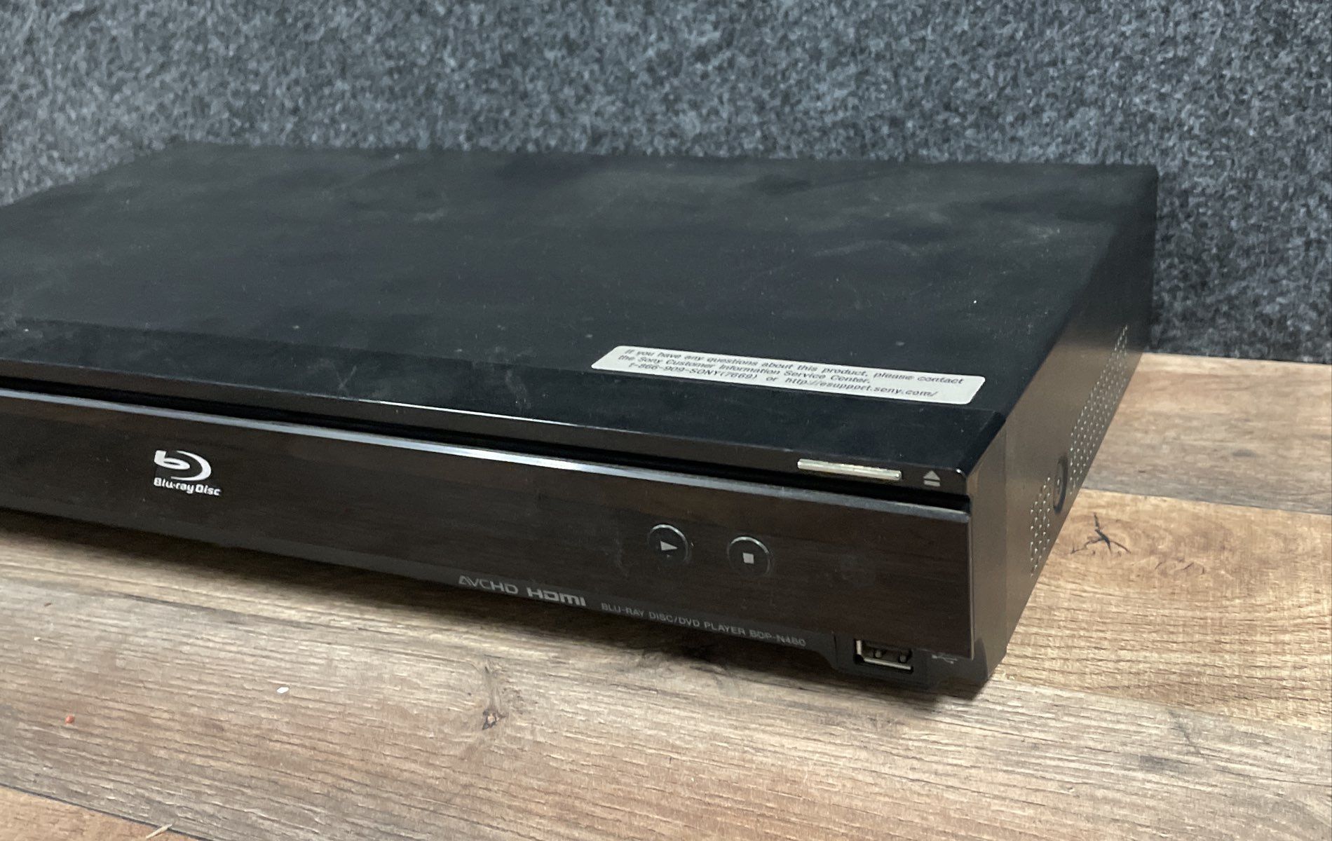 Sony BDP-N460 Blu-ray Disc DVD Player 1080p HDMI Internet Video BD-Liv ...