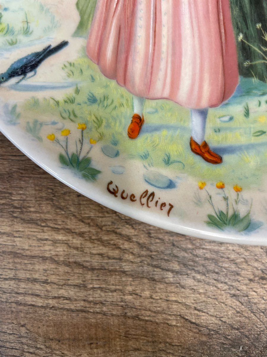 1984 Limoges Quellier Le Petit Chaperon Rouge Perrault Plate Bradex 18 – The Rewards Marketplace ...